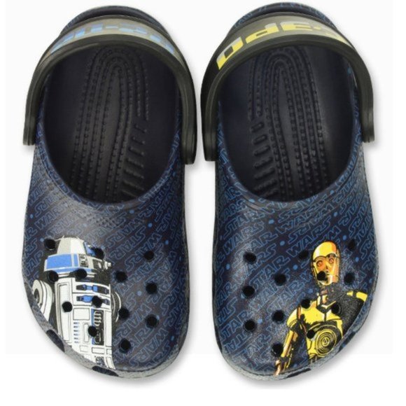 CROCS | Shoes | New Crocs Baby Star Wars R2d2 C3po Navy Water Shoe ...